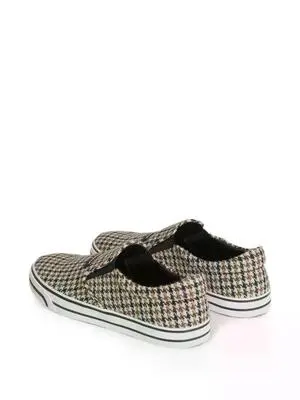 Dolce & Gabbana Houndstooth Wool Dg Sailing Sneakers - Neutrals
