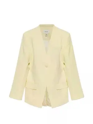 GESTUZ Single-breasted Blazer - Yellow