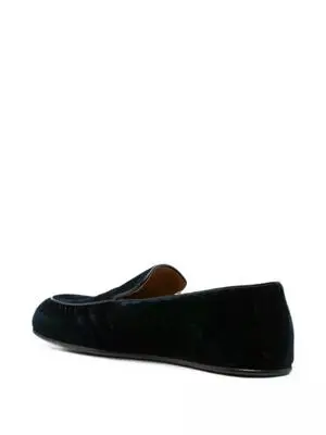 TOM FORD Piped Velvet Loafers