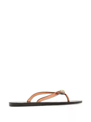 LOEFFLER RANDALL Jovie Ball-detail Flip-flops