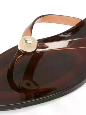 LOEFFLER RANDALL Jovie Ball-detail Flip-flops