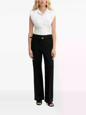 Guess Belted Turned-up Trousers