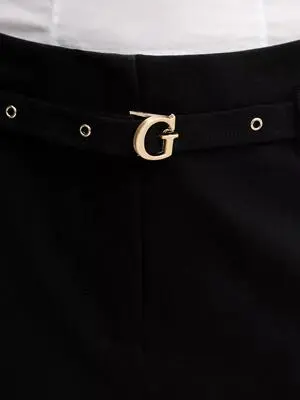 Guess Belted Turned-up Trousers