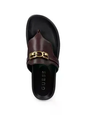 Guess Farron Logo-plaque Thong Sandals