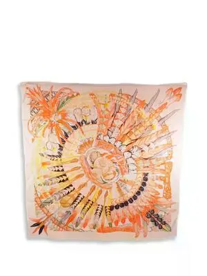 Hermès Danse Pacifique Square-shape Scarf