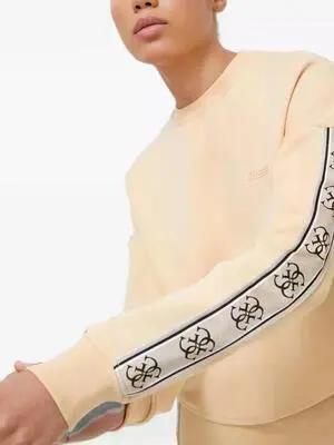 Guess Logo Tape Cropped Sweater