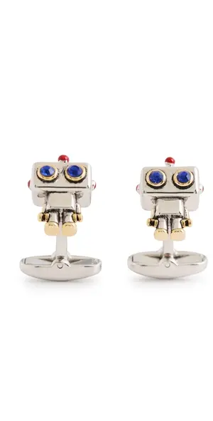 Paul Smith Robot Cufflinks - Silver