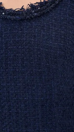 SELF-PORTRAIT Boucle Midi Dress