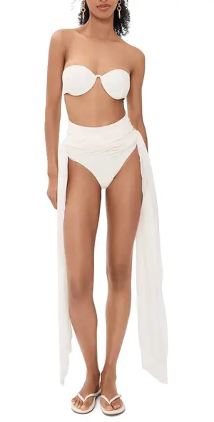 ANDREA IYAMAH Andes Piece Swimsuit - Ivory