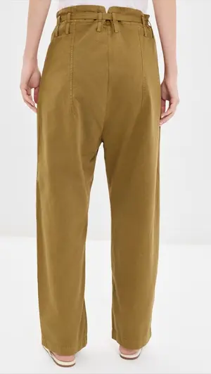 Roucha Keaton Cotton Twill Belted Pants
