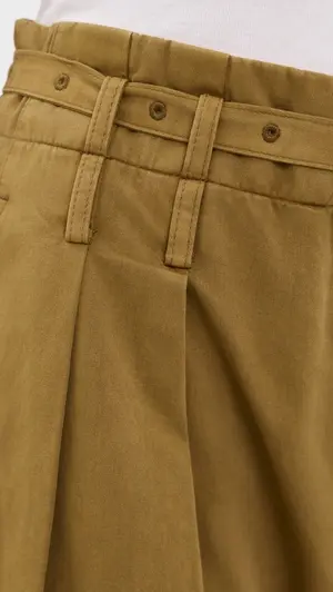 Roucha Keaton Cotton Twill Belted Pants