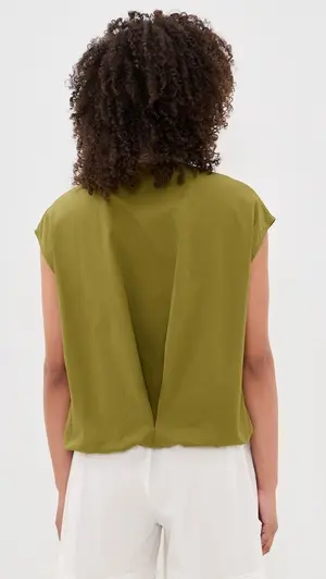 Essentiel Antwerp Embellished Collar Sleeveless Shirt