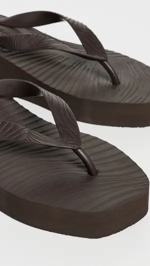 VELOUR High Platform Flip Flops