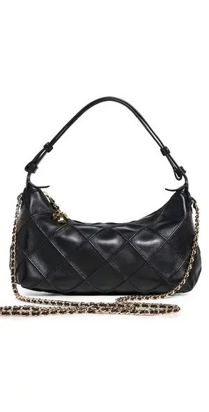 Tory Burch Fleming Pochette - Black