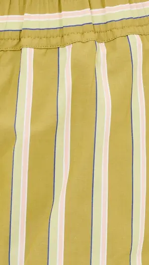 LA LIGNE Striped Poplin Shorts
