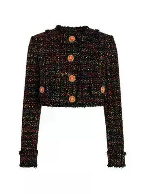 Dolce & Gabbana Cropped Tweed Jacket