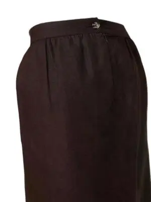 COLMAR High-waisted Linen Midi Skirt