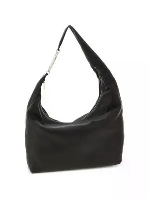 Rick Owens Hammered Leather Shoulder Bag - Black