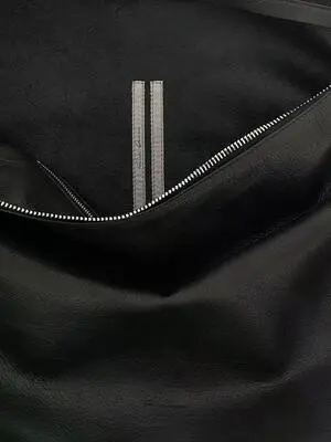 Rick Owens Hammered Leather Shoulder Bag - Black