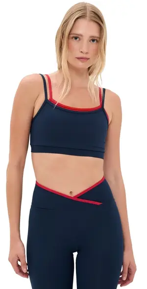 Strut This The Rhodes Bra - Navy/red