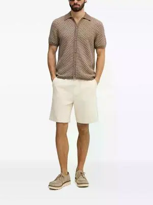 Guess Ryden Geometric-pattern Knit Shirt
