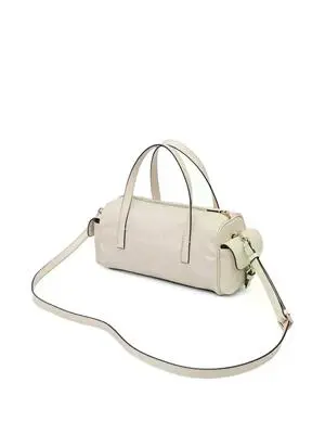 Guess Kassie Bear-charm Bowling Bag - Neutrals