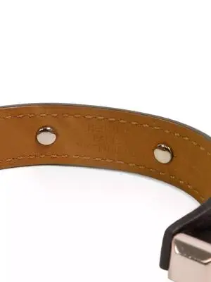 Hermès Leather Open Cuff Bracelet