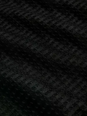 KROST Rib-knit Short-sleeve Polo Shirt
