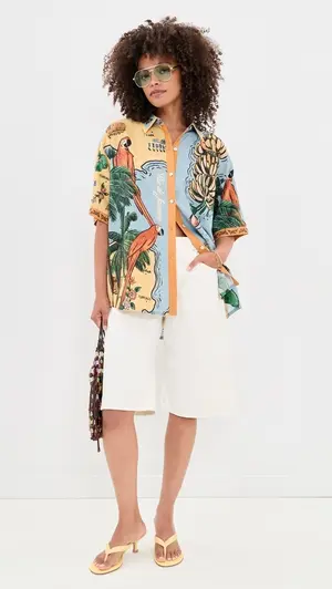 Farm Rio Beaches Path Shirt