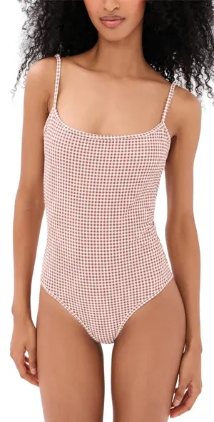 Hill House Home The Emerson Piece - Rust Gingham