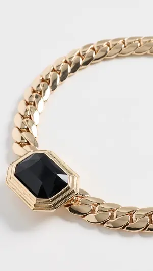 Ettika Emerald Deco Necklace