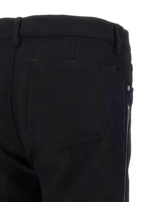 Rick Owens Vega Herringbone Wool Trousers
