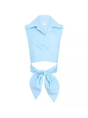 PATOU Draped Sleeveless Top