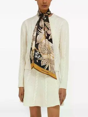 FERRAGAMO Parrots-print Bandeau