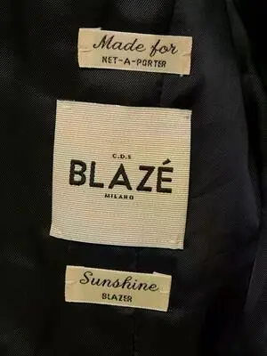 BLAZÉ MILANO Belted Jacquard Blazer