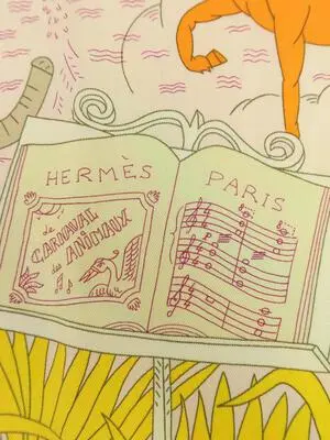 Hermès Le Carnaval Des Animaux Scarf