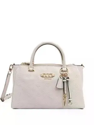 Guess Anise Logo-embossed Tote Bag - Neutrals
