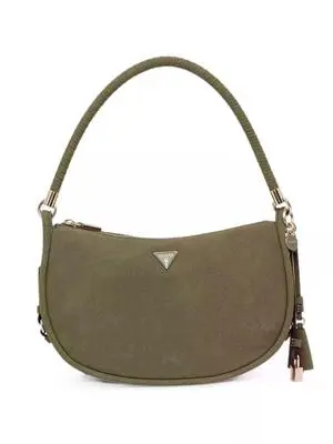 Guess Danya Logo Plaque Curved Tote Bag