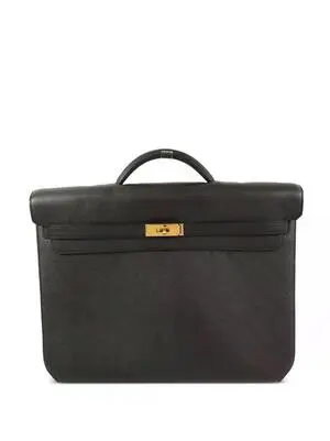 Hermès Kelly Depeches Laptop Bag - Black