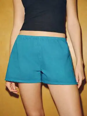 REFORMATION Dakota Short Mykonos Denim