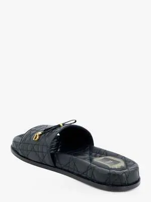 Dior Cannage Quilted Leather Sandals - Multicolor