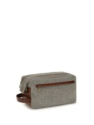 Brunello Cucinelli Wool Beauty Case