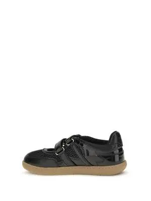 GANNI Sue Ballerinas With Buckle Detail - Black