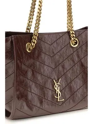 Saint Laurent Niki Shoulder Bag - Brown