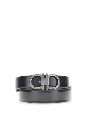 FERRAGAMO Adjustable And Reversible Belt - Blue