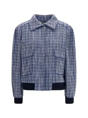 Kiton Tweed Jacket - Blue