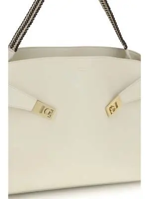 FERRAGAMO Large Hug Soft Shoulder Bag
