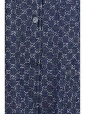 Gucci Gg Jacquard Cotton Jacket