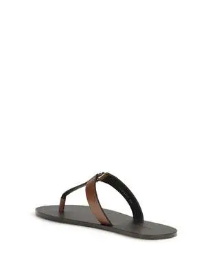 Saint Laurent Leather Thong Sandals