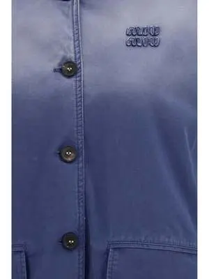 Miu Miu Old Washed Twill Jacket